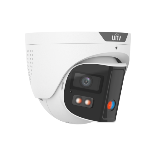 Satsecure - Uniview 4K ColorHunter OmniView Panoramic TriGuard Turret White | Satsecure