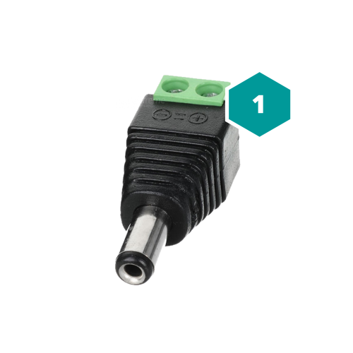 Satsecure - M1-TRF01MX1 MaxxOne Male Power Adaptor | Satsecure