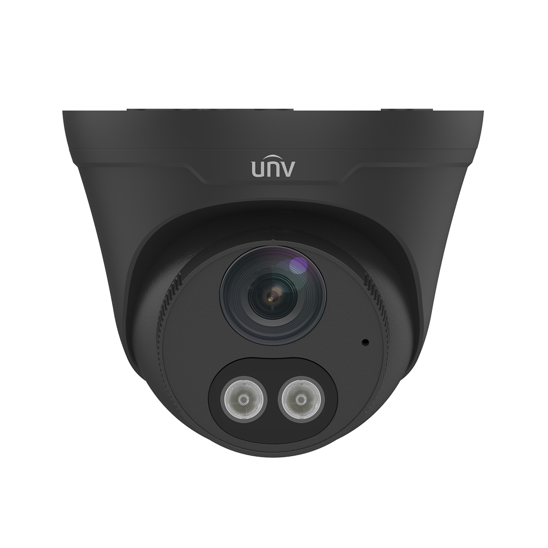 Satsecure Uniview 4mp Easy Colorhunter Turret Black Satsecure