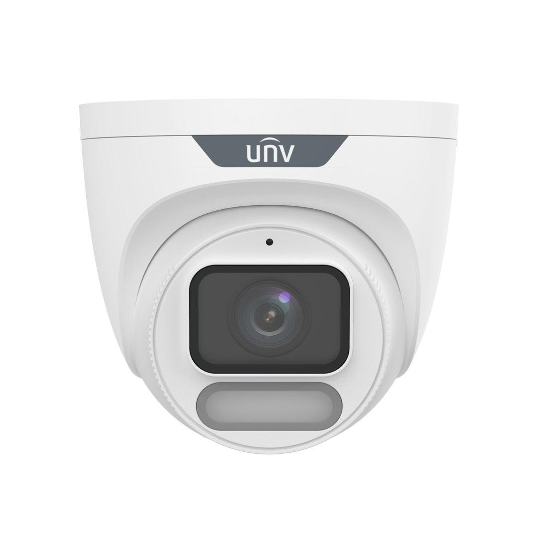Satsecure - Uniview 4MP ColorHunter Wise-ISP Turret White | Satsecure